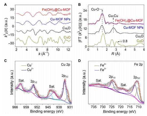 南洋理工大学楼雄文Sci. Adv.:纳米尺度Cu-MOF表面暴露配位不饱和的Cu1-O2位点以有效地电催化制氢